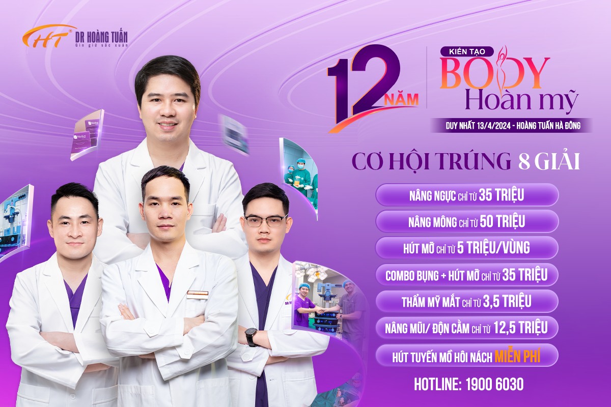 CƠ HỘI LÀM ĐẸP MIỄN PHÍ TẠI NGÀY HỘI TƯ VẤN THẨM MỸ VÓC DÁNG DR HOÀNG TUẤN (13/4/2024)